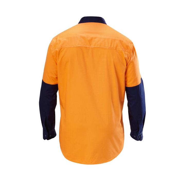 Hard Yakka Y07558 Koolgear Hi Vis Two Tone Vented L S Shirt Lod Workwear